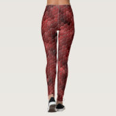 Red Snakeskin Pattern Leggings | Zazzle