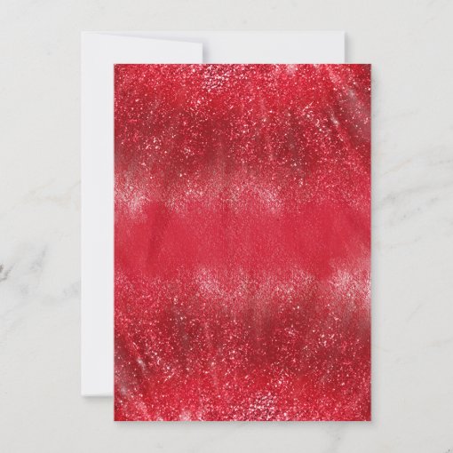 Red Sparkle Dress Quinceanera Party Invitation | Zazzle