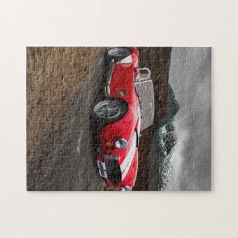 Red Sports Car Jigsaw Puzzle | Zazzle