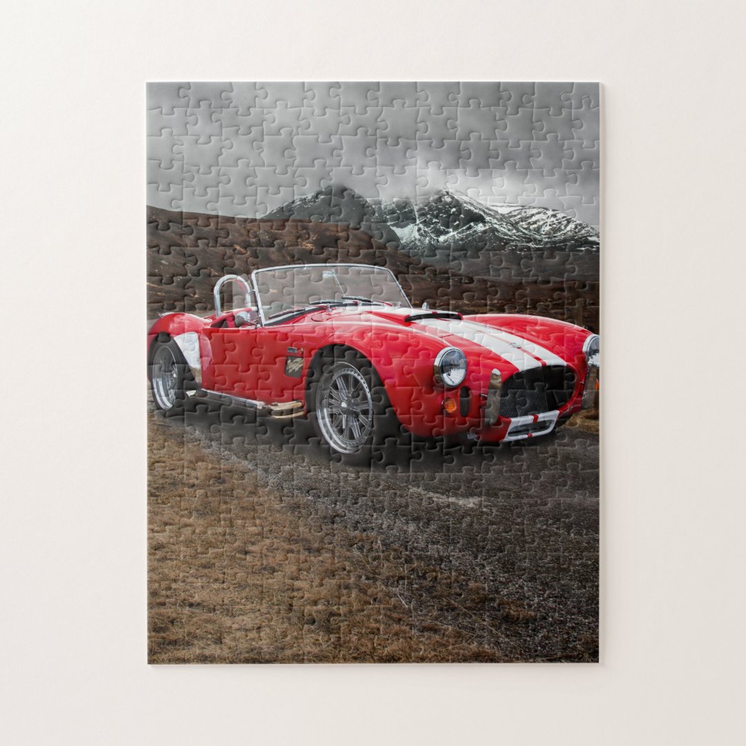 Red Sports Car Jigsaw Puzzle | Zazzle