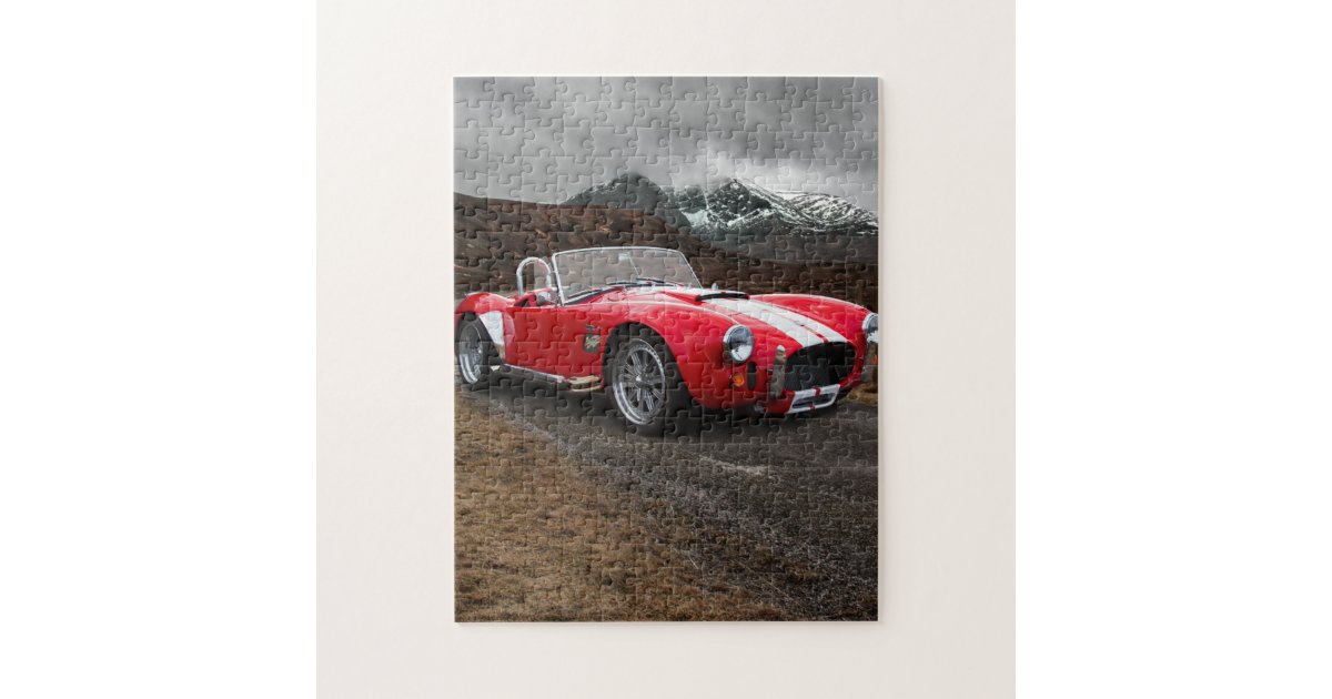 Red Sports Car Jigsaw Puzzle | Zazzle