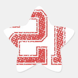 Number 21 Stickers | Zazzle