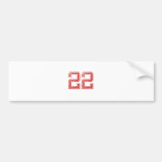 Number 22 Stickers | Zazzle