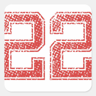 Number 22 Stickers | Zazzle