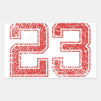 Number 23 Stickers | Zazzle