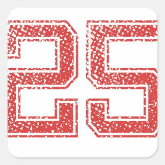 Number 25 Stickers | Zazzle