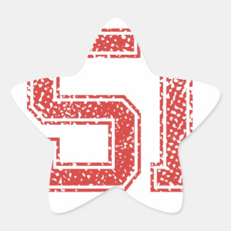 Number 51 Stickers | Zazzle