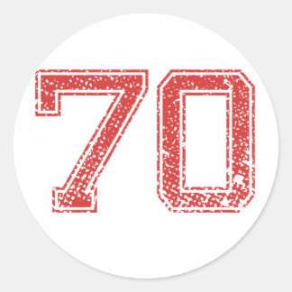70 Number Stickers | Zazzle