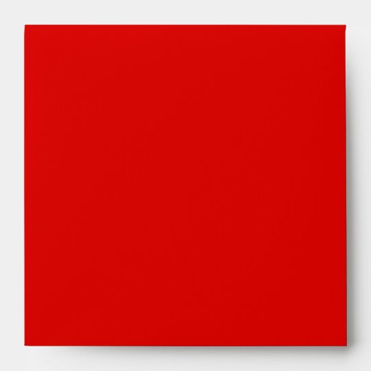 Red Square Envelope Template | Zazzle.com