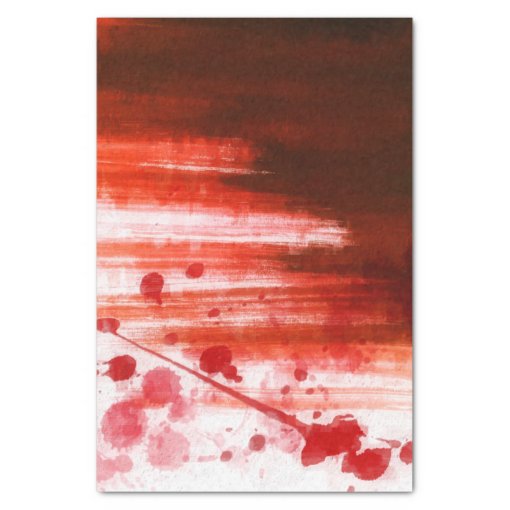 Red Stained Halloween Tissue Paper | Zazzle