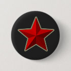 Communist Red Star (hammer & sickle) button | Zazzle.com