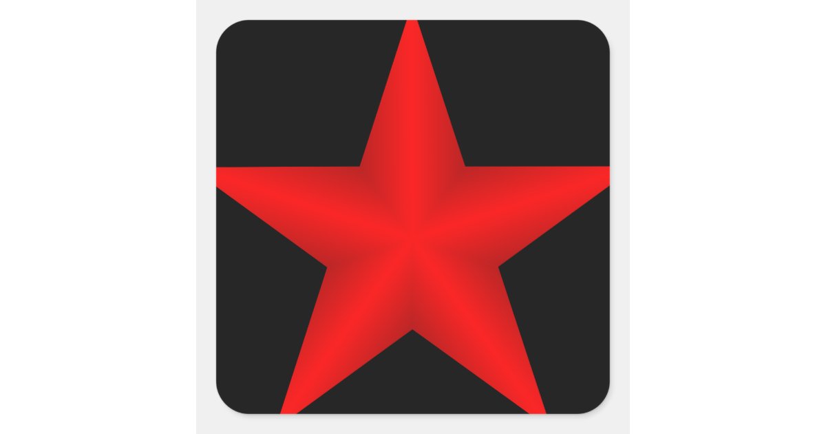 Red Star Sticker Sticker | Zazzle