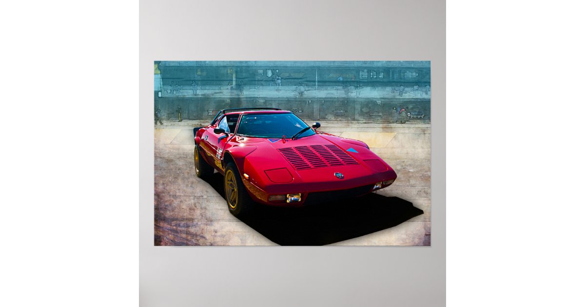 Red Stratos Poster | Zazzle