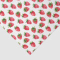 Red Strawberries (Design 43 Red Series) Tissue Paper | Zazzle