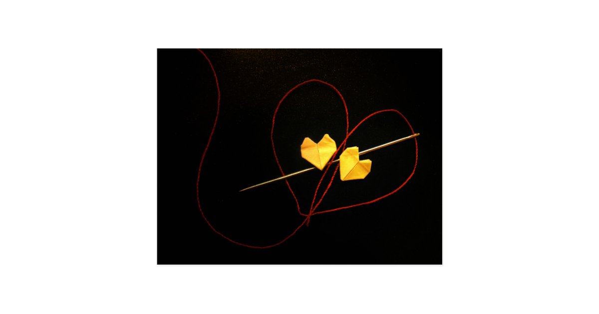 Red String of Fate Postcard | Zazzle.com