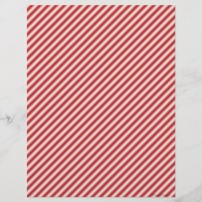 Red Striped Scrapbook Paper | Zazzle.com