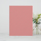 Red Striped Scrapbook Paper | Zazzle