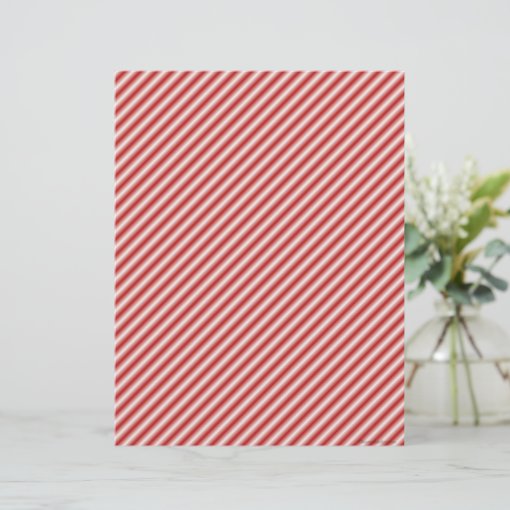 Red Striped Scrapbook Paper | Zazzle