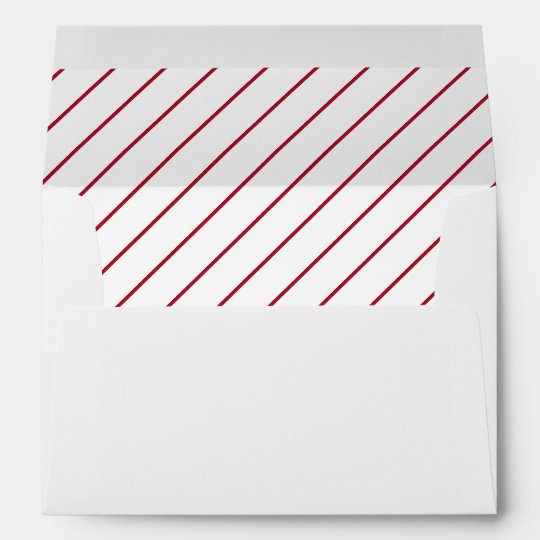 Red stripes envelope | Zazzle.com