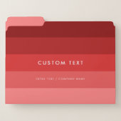 Red stripes pattern file folder | Zazzle