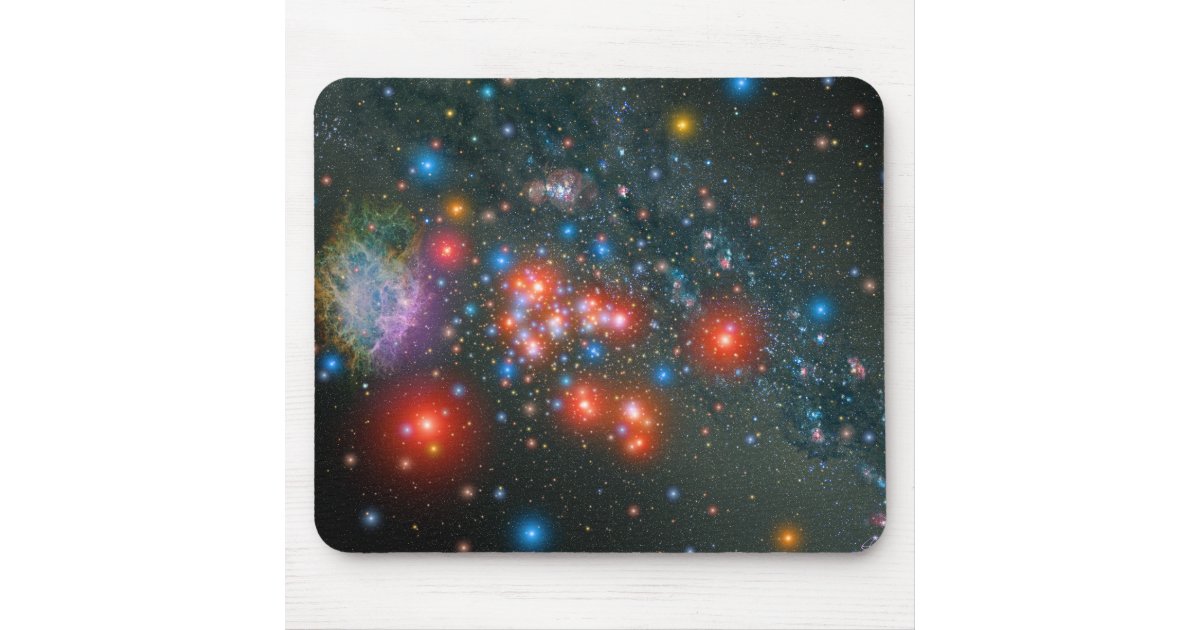 Red Super Giant Cluster Mouse Pad | Zazzle
