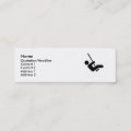 Red Swinger Calling Card | Zazzle