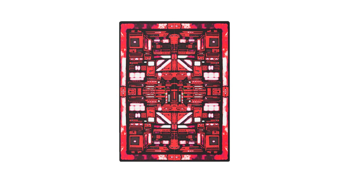 Red Synergy Metal Print | Zazzle