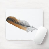 Red-tail Hawk feather Mouse Pad | Zazzle