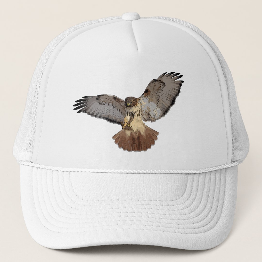 Red-tailed Hawk Cap | Zazzle