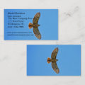 Red-Tailed Hawk in Flight Business Card | Zazzle