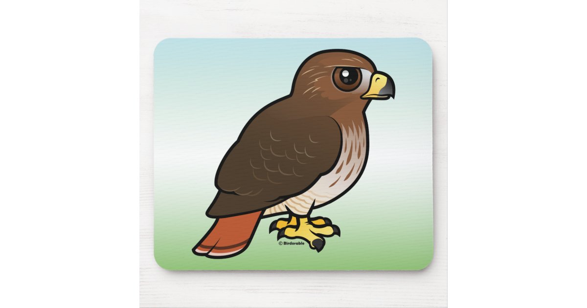 Red-tailed Hawk Mouse Pad | Zazzle