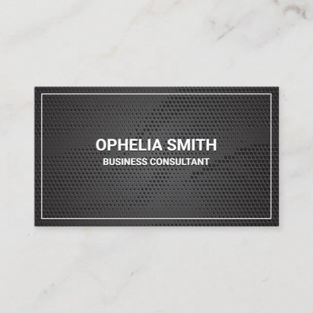 Red Texture | White Border Classic Business Card | Zazzle