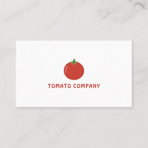 Red Tomato Business Card | Zazzle