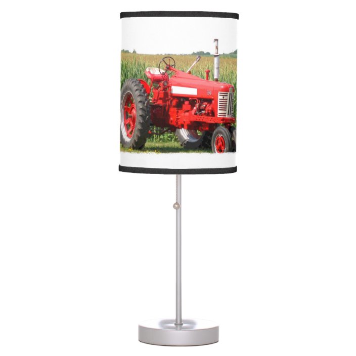 Red Tractor Table Lamp | Zazzle.com