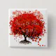 Red Tree Wedding Button | Zazzle
