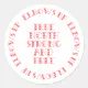 Red True North Strong and Free Elbows Up Classic Round Sticker | Zazzle