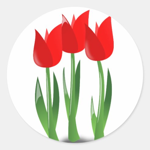 Tulip Stickers - 100% Satisfaction Guaranteed | Zazzle