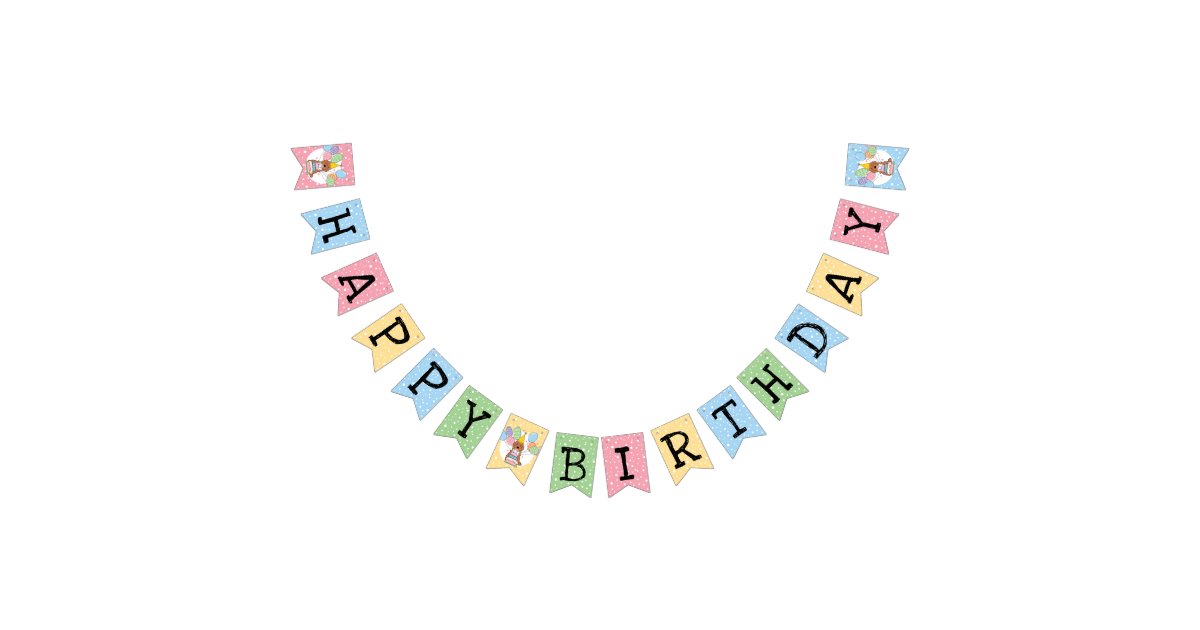 Red Tuxedo Cockapoo Cavapoo Dog Birthday Party Bunting Flags | Zazzle