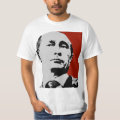 Red Vladimir Putin T-Shirt | Zazzle