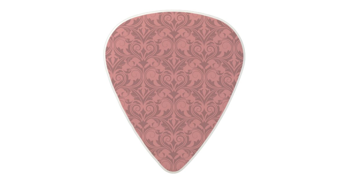 Red Wallpaper Acetal Guitar Pick | Zazzle