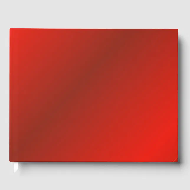 red Wedding guestbook, festive decor, beautiful Guest Book | Zazzle