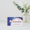 Red White and Blue Business Card | Zazzle