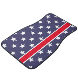Red White And Blue Car Floor Mat | Zazzle