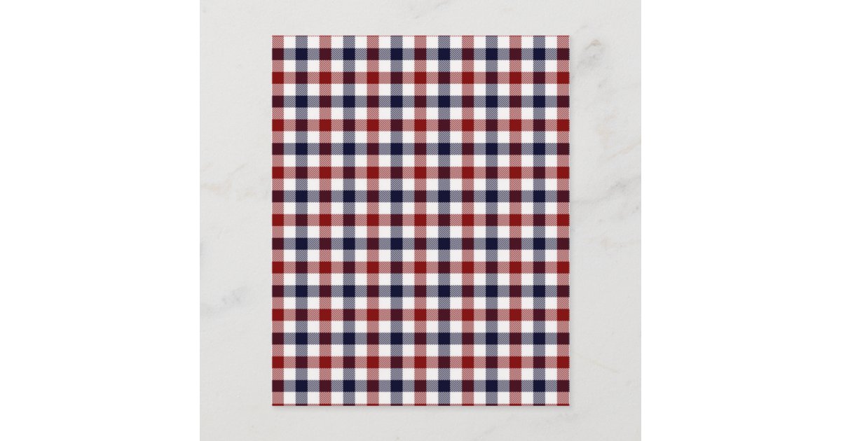 Red white and blue checker background paper | Zazzle