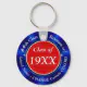 Red, White and Blue Custom Class Reunion Keychains | Zazzle