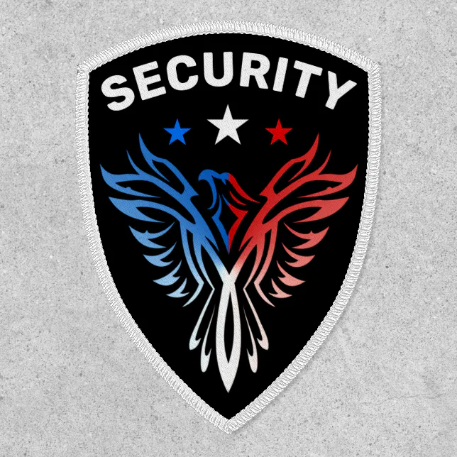 Red White and Blue Eagle Security Patch | Zazzle