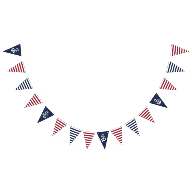 Red, White and Blue Nautical Flags | Zazzle