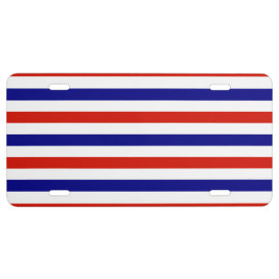 Red White And Blue License Plates | Zazzle