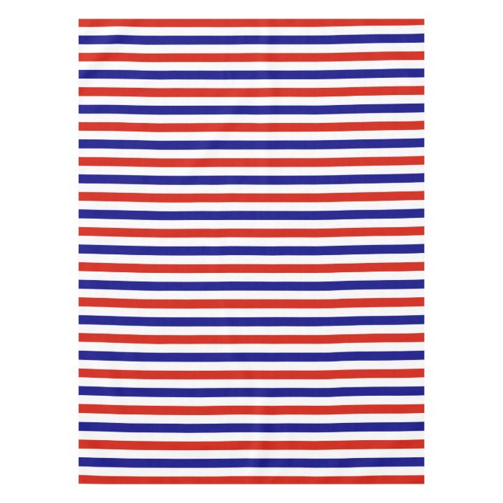 Red White and Blue Table Clothe Tablecloth | Zazzle.com