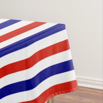 Red White and Blue Table Clothe Tablecloth | Zazzle